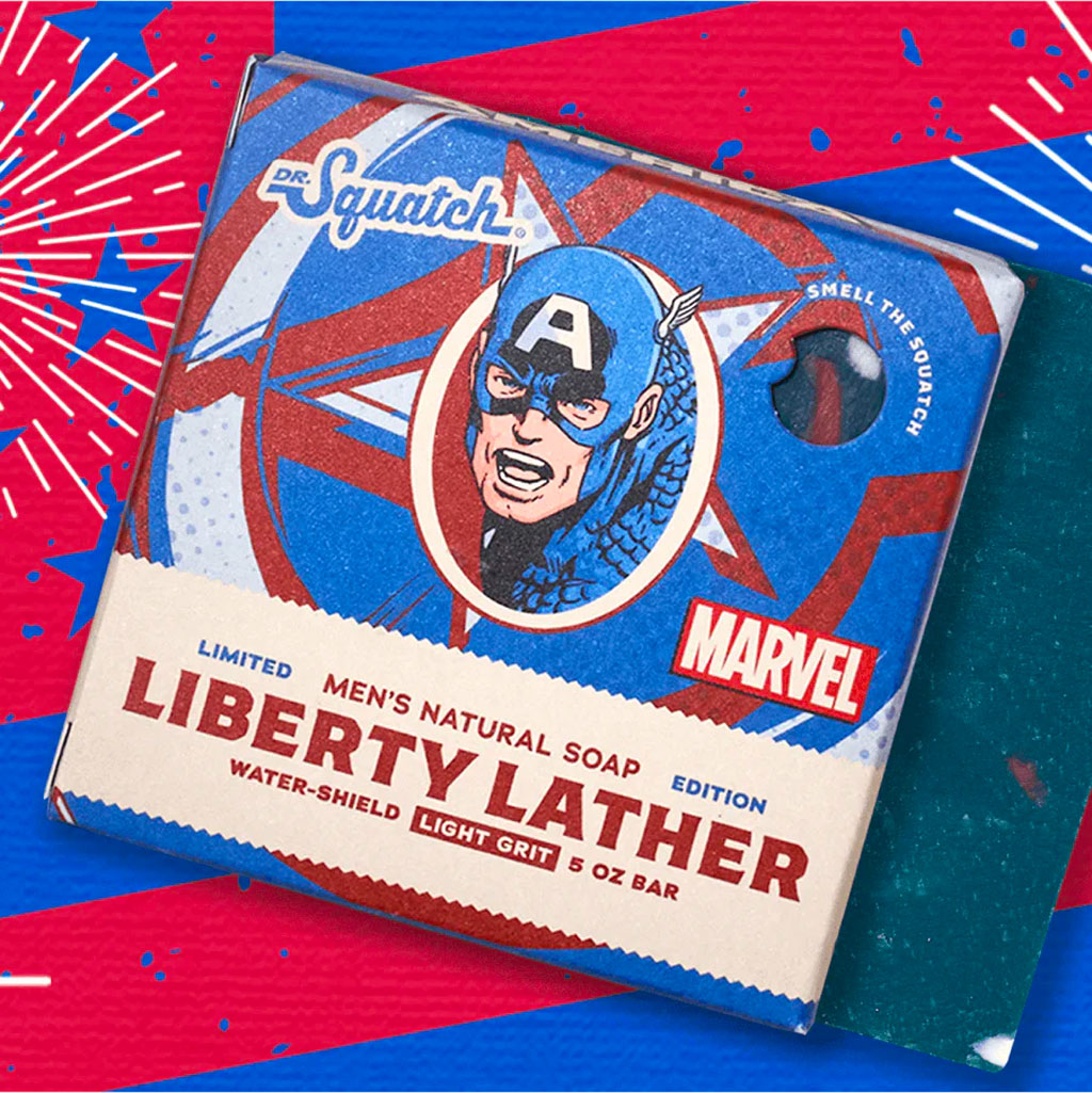 Dr. Squatch - Marvel Edition: Captain America - Liberty Lather – EcoFreax
